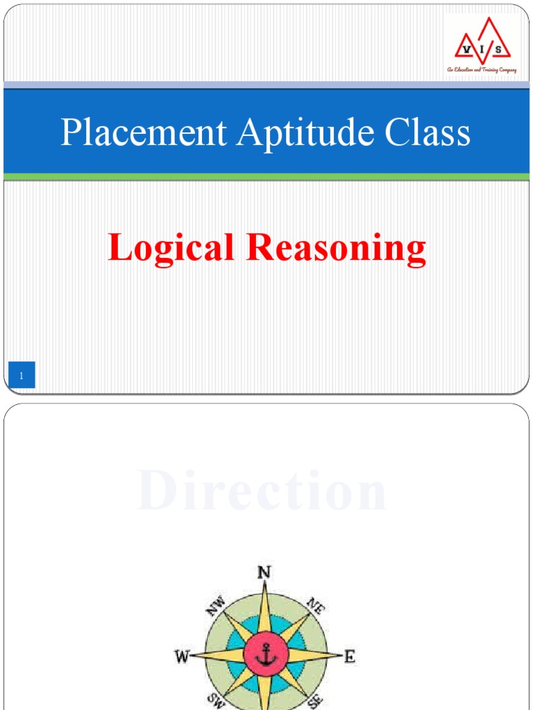 Placement Aptitude Class: Logical Reasoning | PDF | Geography | Spacetime