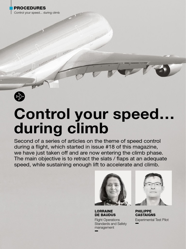 Managing-Speeds Airbus Safety First Magazine 20 | PDF | Takeoff | Flap ...