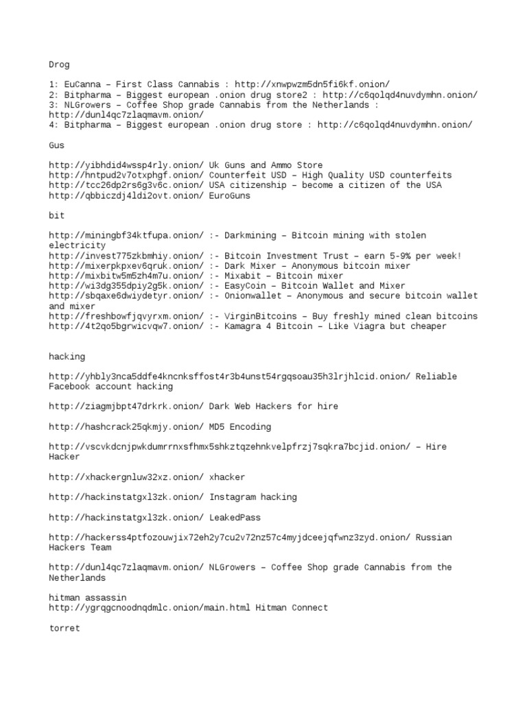 Link Onion de La Red Toor | PDF | Tor (Anonymity Network) | Computer ...