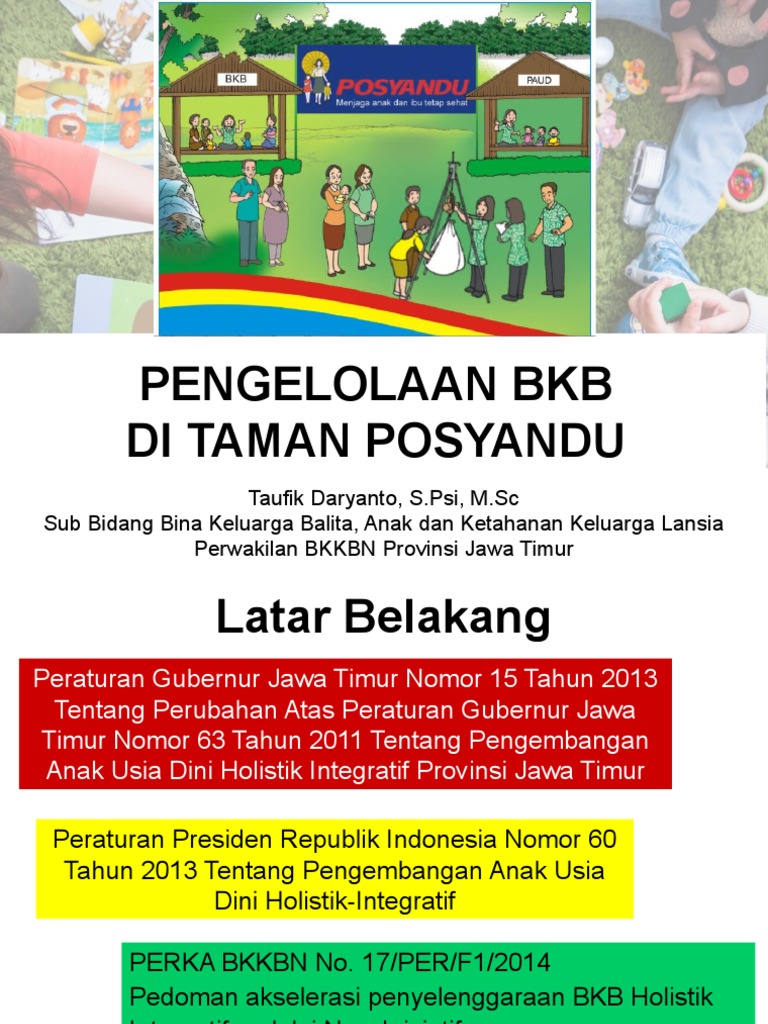 BKKBN Pengelolaan BKB Di Taman Posyandu | PDF