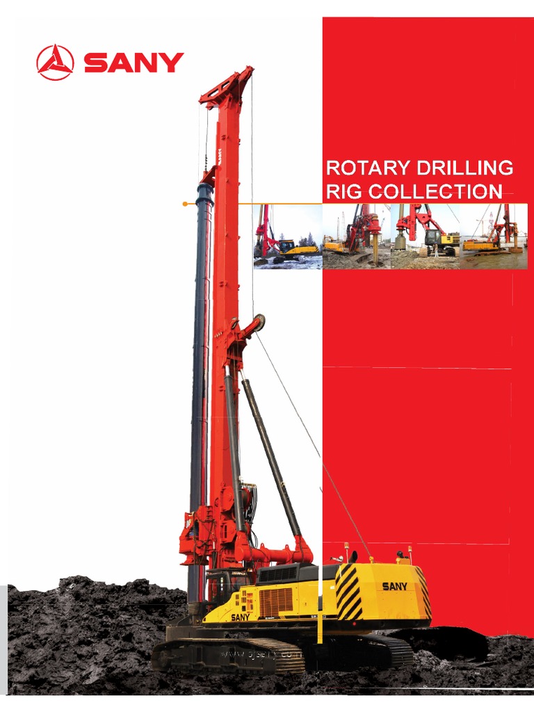 SANY Rotary Drill Rig Catalogue SR150C SR280R | PDF