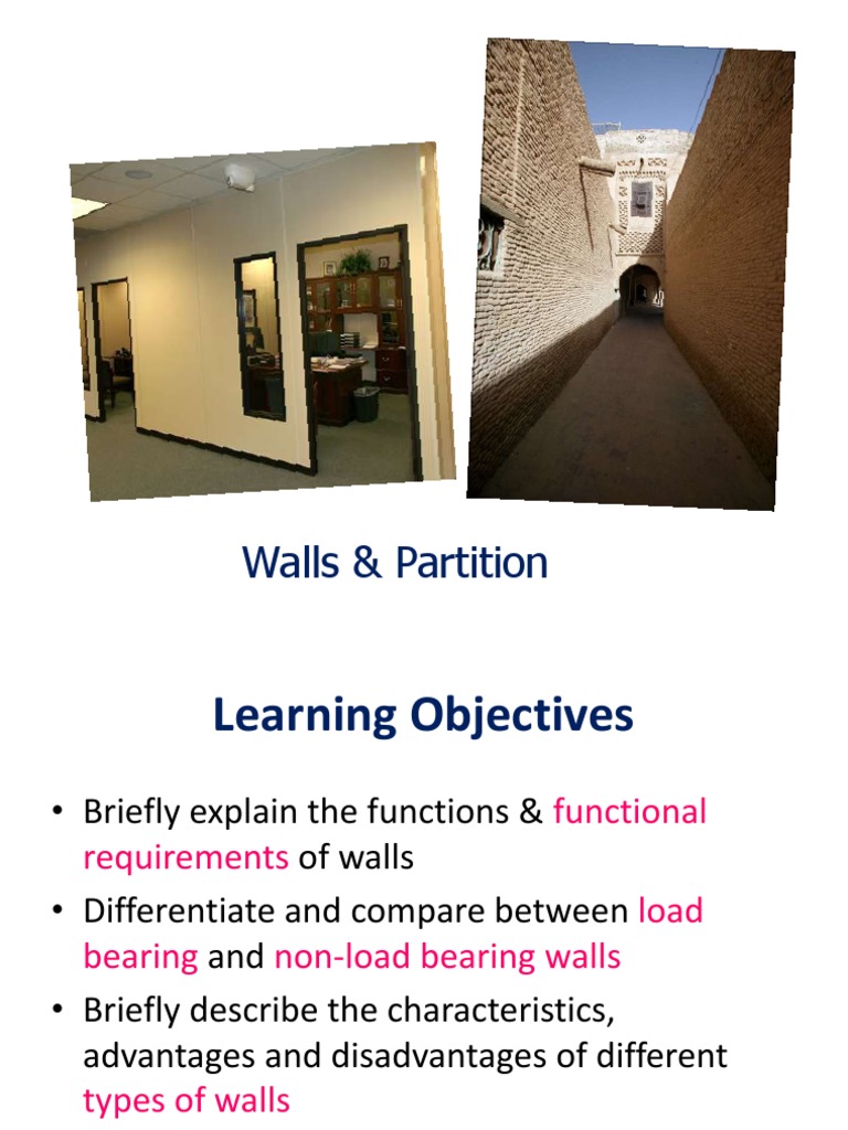Walls & Partition | PDF | Masonry | Wall