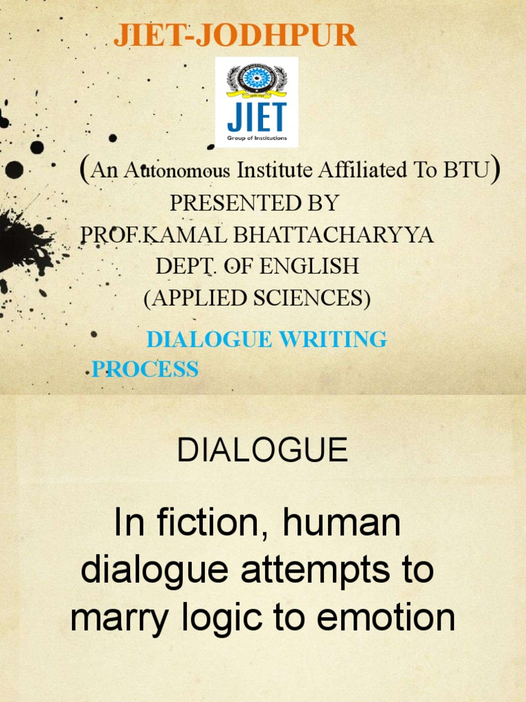 Dialogue Writing Process | PDF | Cognitive Science
