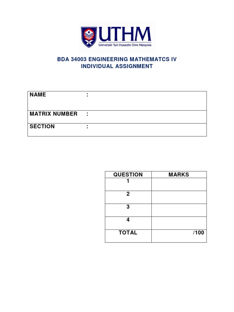 Assignment 28individual 29 | PDF | Eigenvalues And Eigenvectors ...