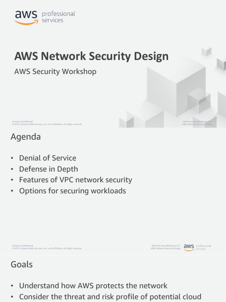 AWS Network Security Design | PDF | Amazon Web Services | Denial Of ...