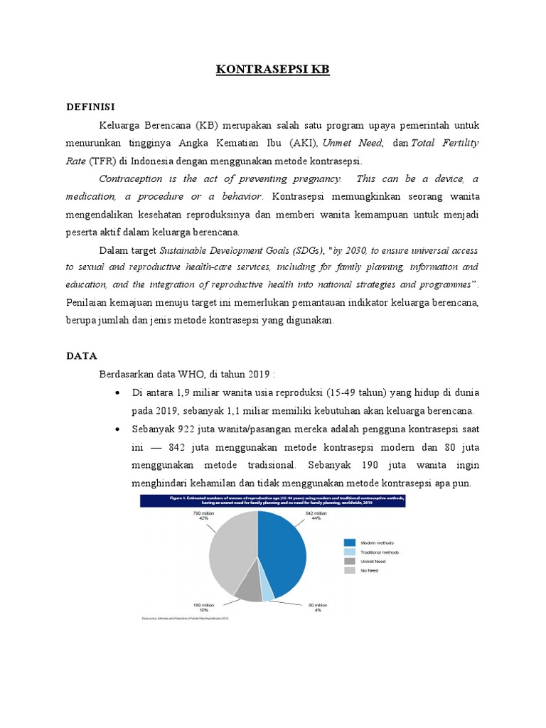Kontrasepsi KB | PDF