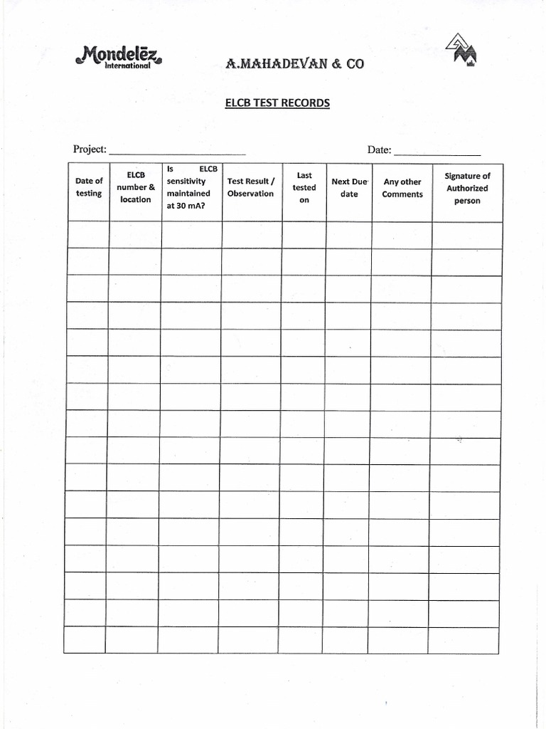 ELCB Checklist PDF | PDF