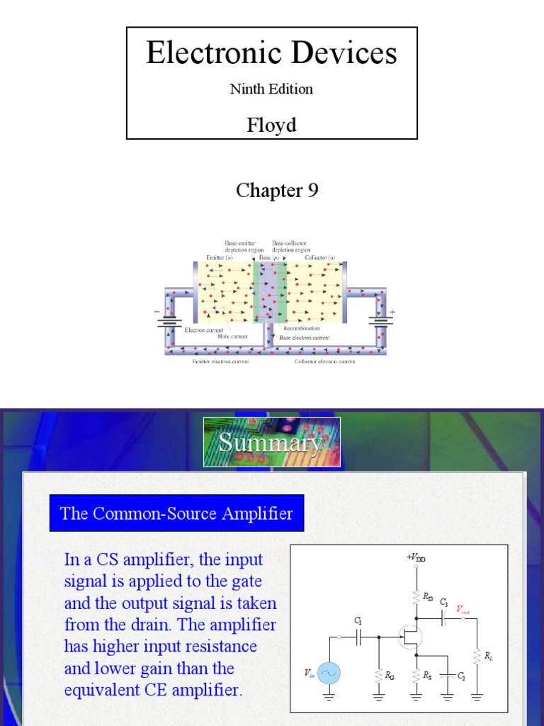 CH 9 | PDF | Field Effect Transistor | Amplifier