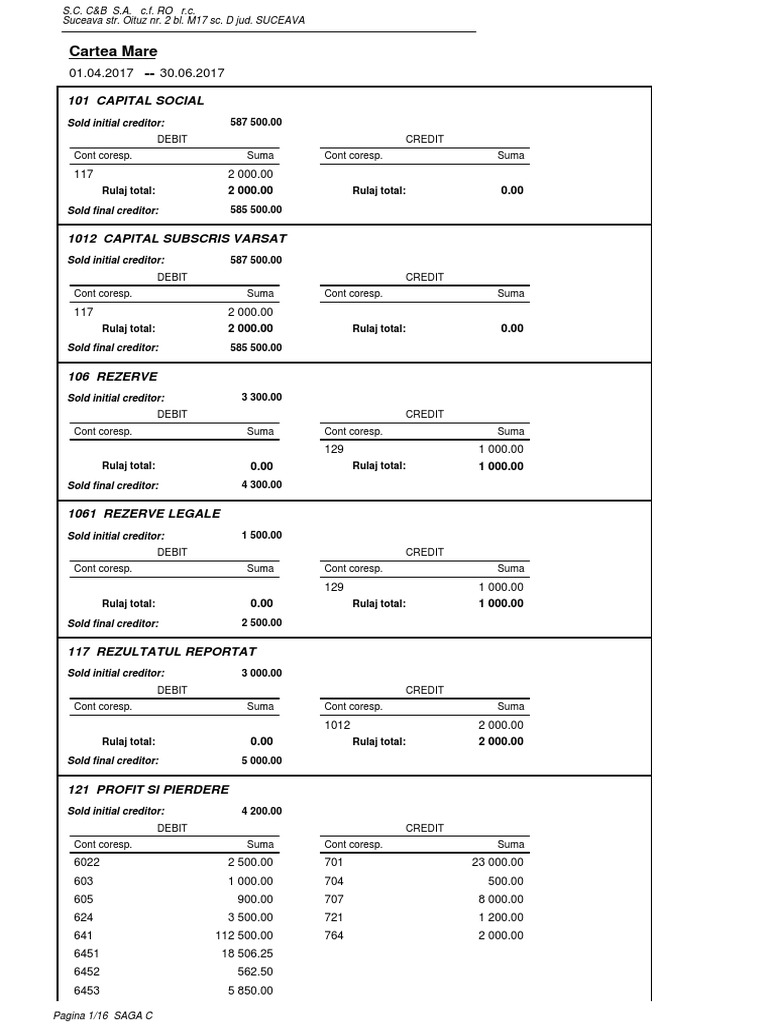 Cartea Mare PDF | PDF | Liability (Financial Accounting) | Debt
