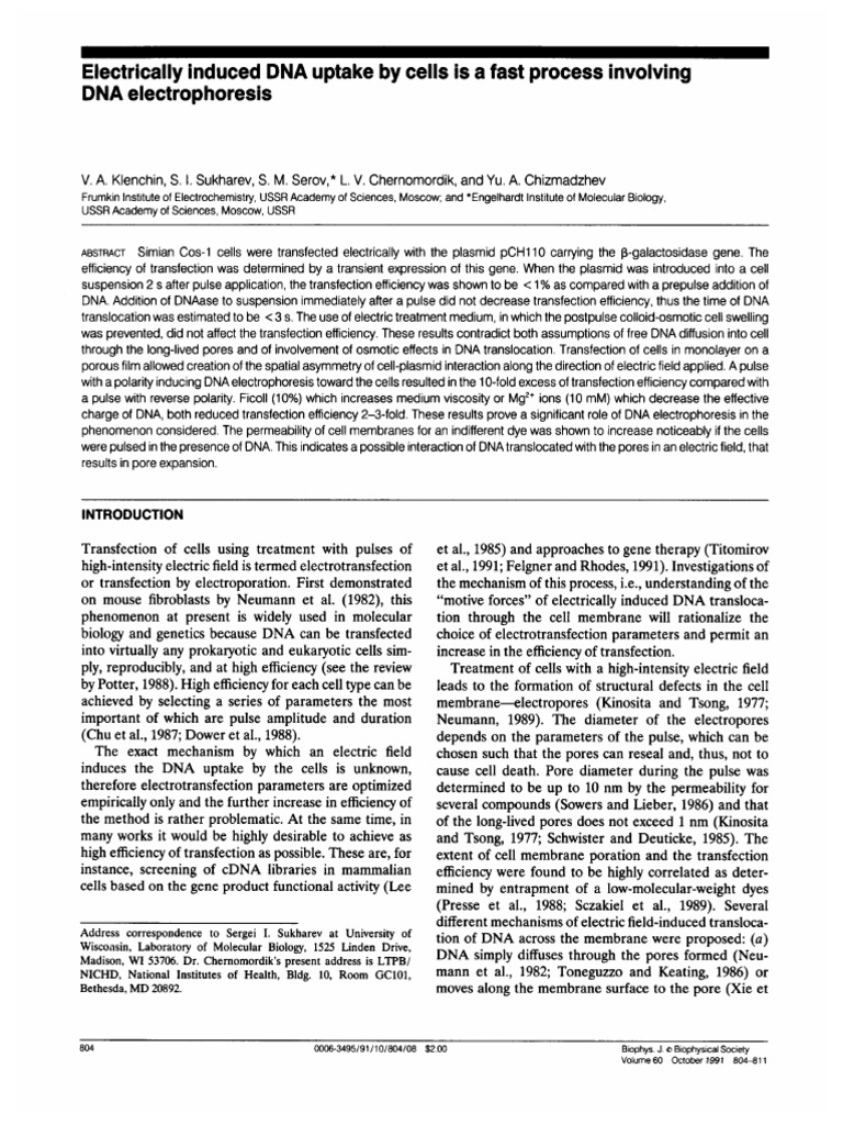 1 Umf | PDF | Transfection | Cell Membrane