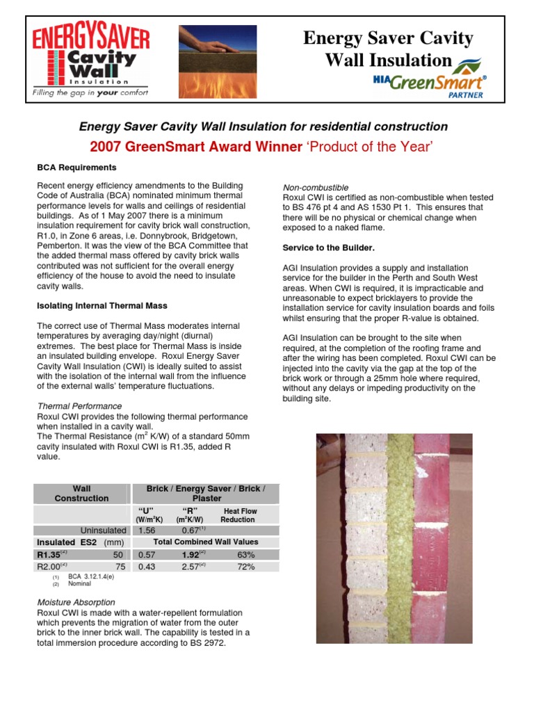 Cavity Wall Insulation Brochure BuildersAGI | PDF | Building Insulation ...