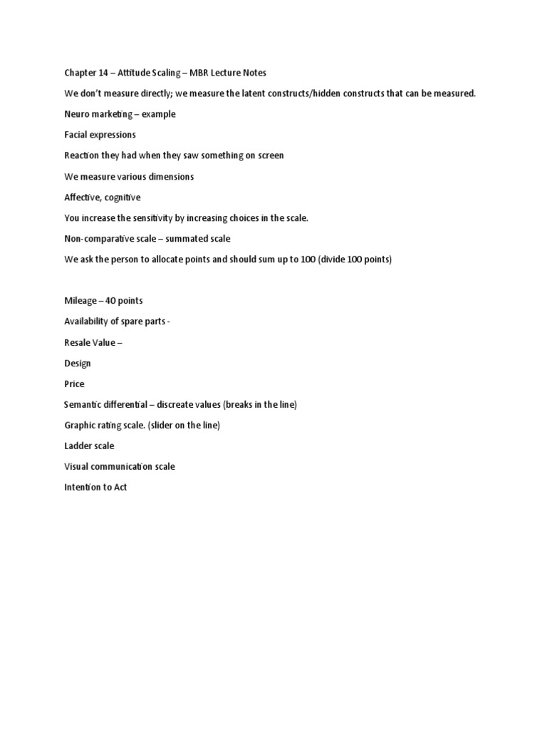 Chapter 14 MBR CLASS NOTES | PDF