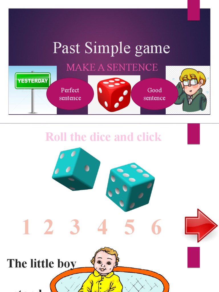 Past Simple Sentence Game | PDF
