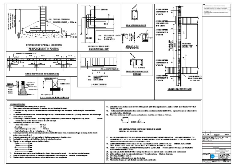 Provision of Special Confining Reinforcement in Footing | PDF | Column ...