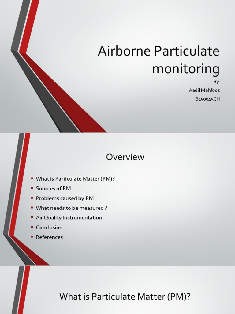 Air Particulate Monitoring | PDF | Particulates | Air Pollution