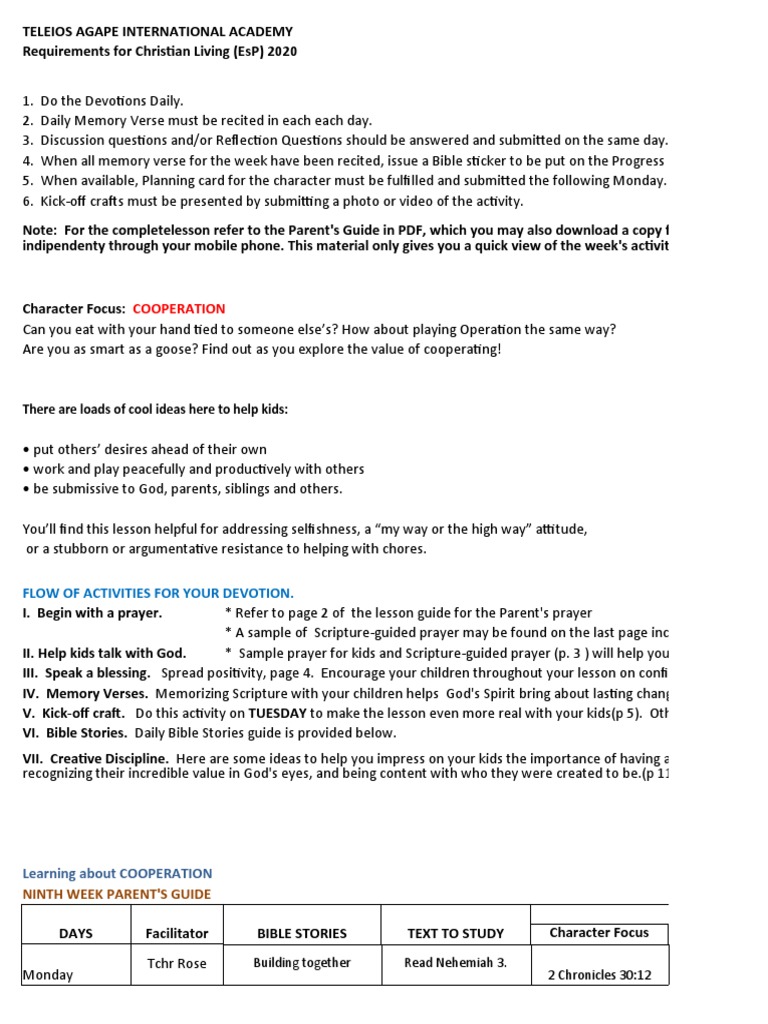 Cooperation: There Are Loads of Cool Ideas Here To Help Kids | PDF ...