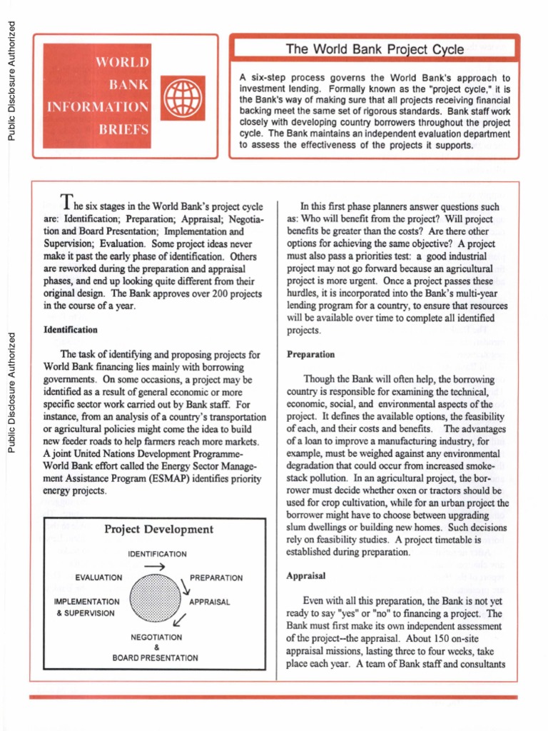 Bank Inf Rmati N Briefs: World | PDF | World Bank | Real Estate Appraisal