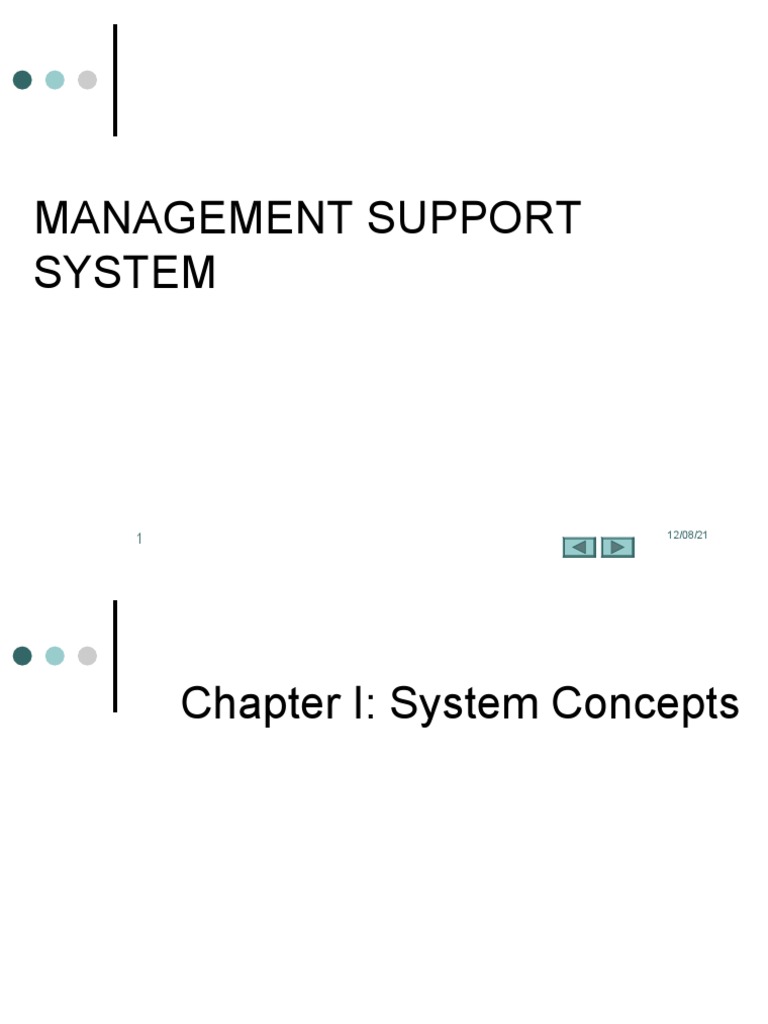 Management Support System | PDF | System | Feedback