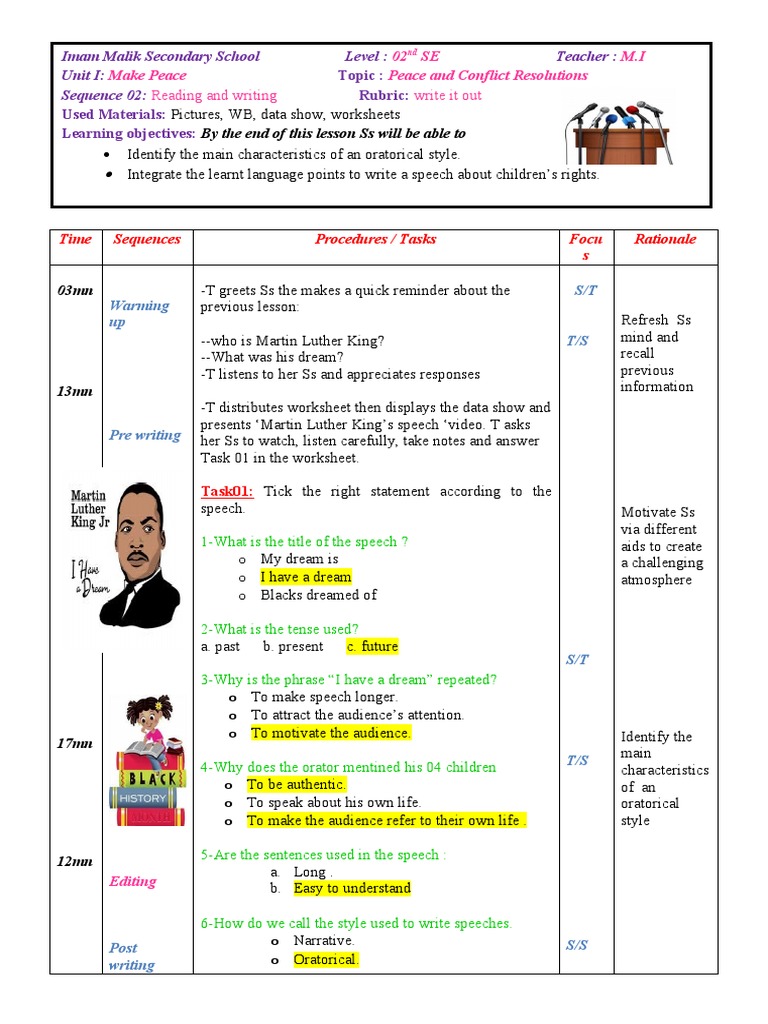 Reading and Writing Write It Out: by The End of This Lesson Ss Will Be ...