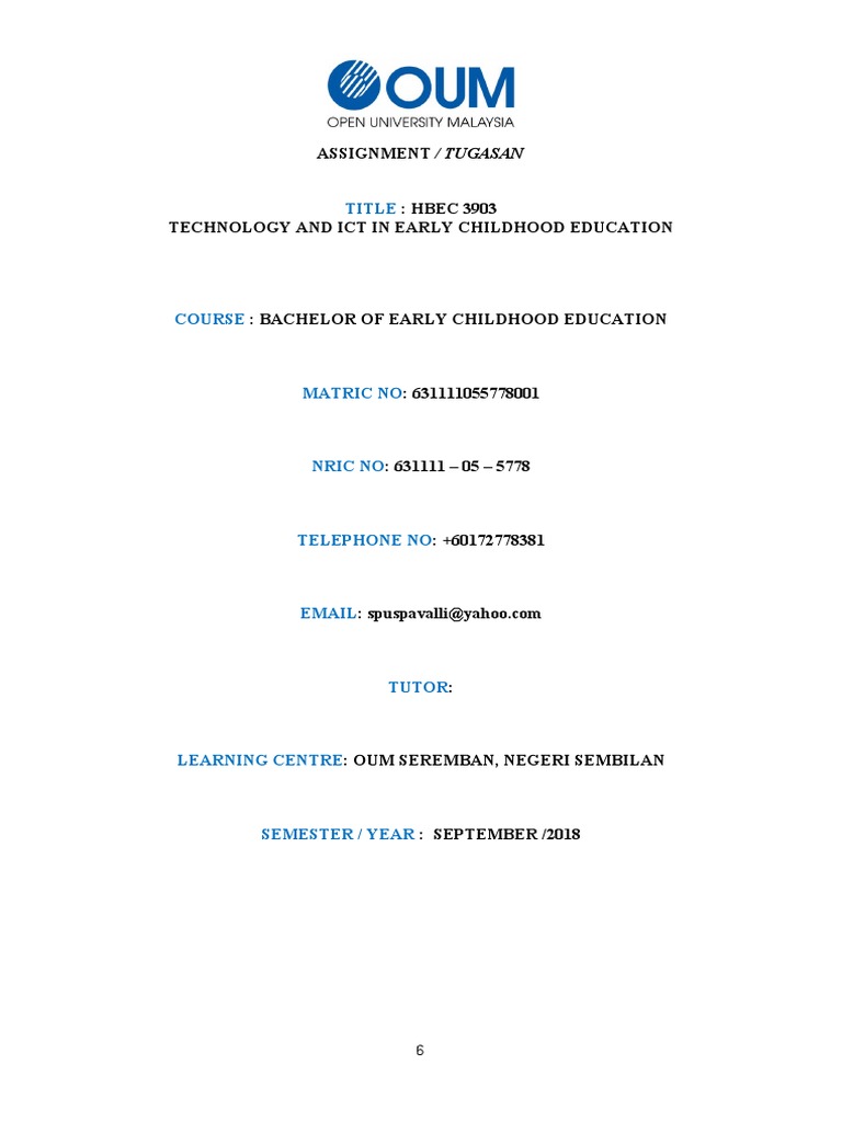 HBEC 3903 TECHN N ICT ECE Assgn | PDF