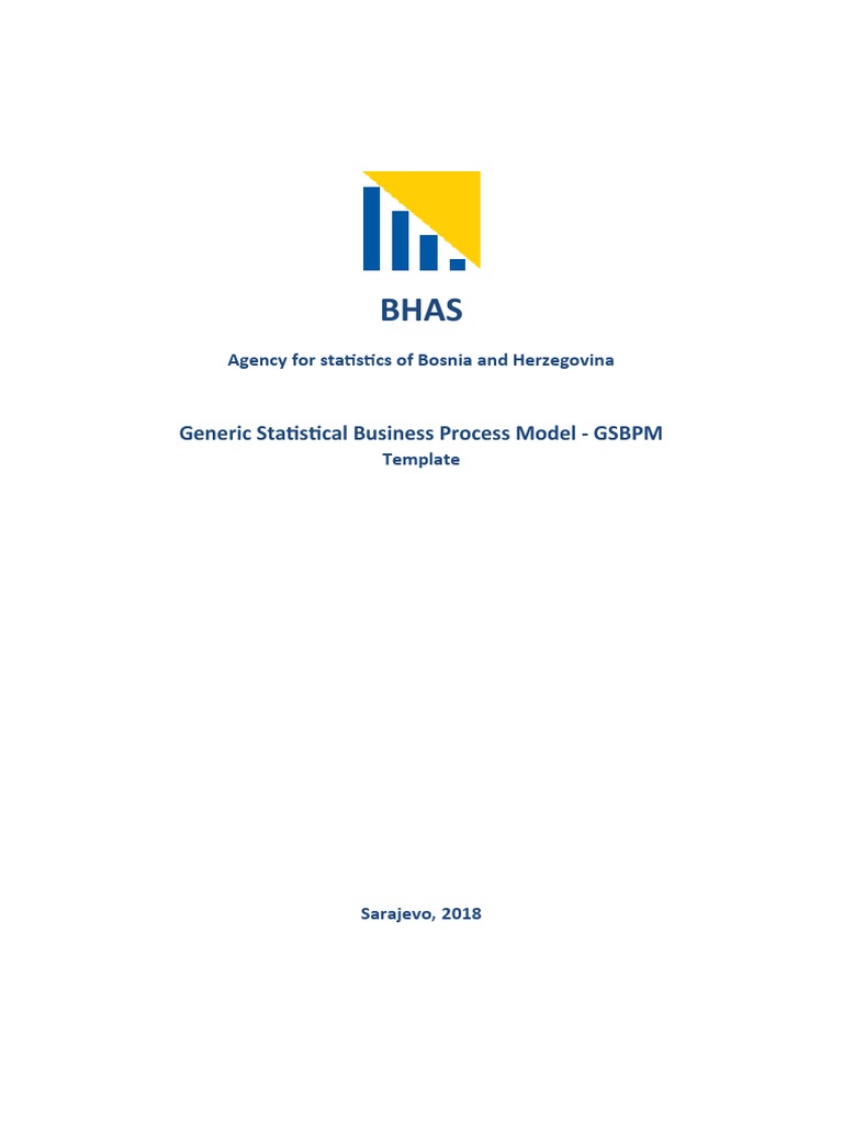 Generic Statistical Business Process Model - GSBPM: Agency For ...