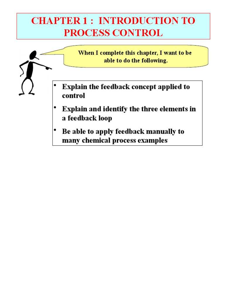 Chapter 1: Introduction To Process Control | PDF | Process Control | Feedback