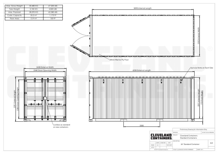 Preliminary Drawing For Information Only: Revision: Project: Do Not ...