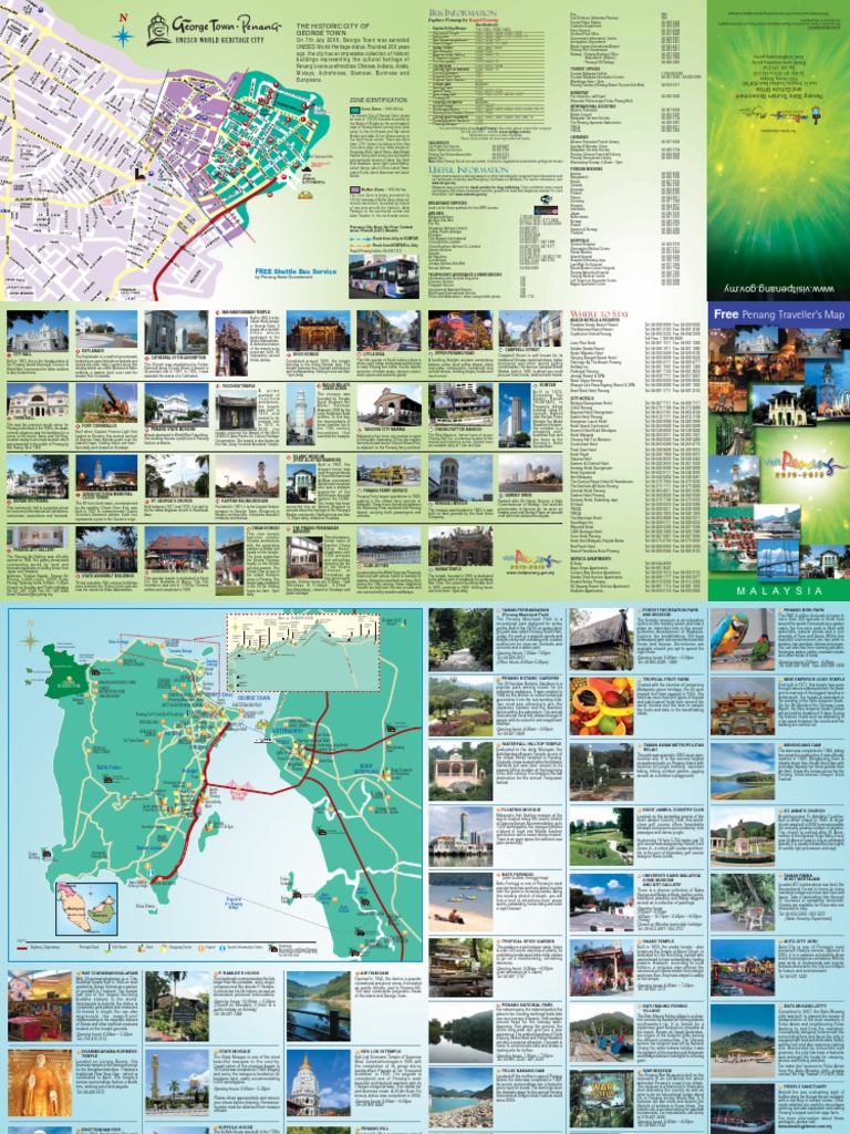 Penang Map | Malaysia