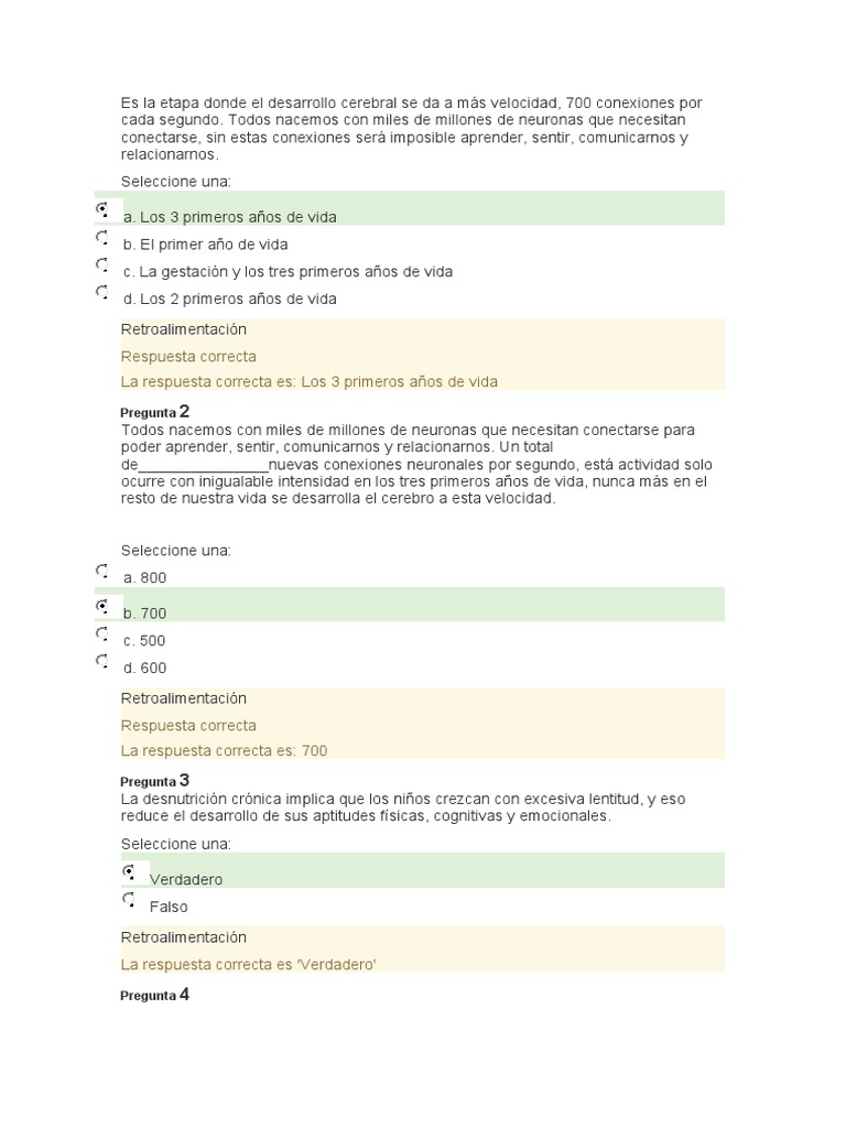 Examen m1 | PDF | Cerebro | Neurona