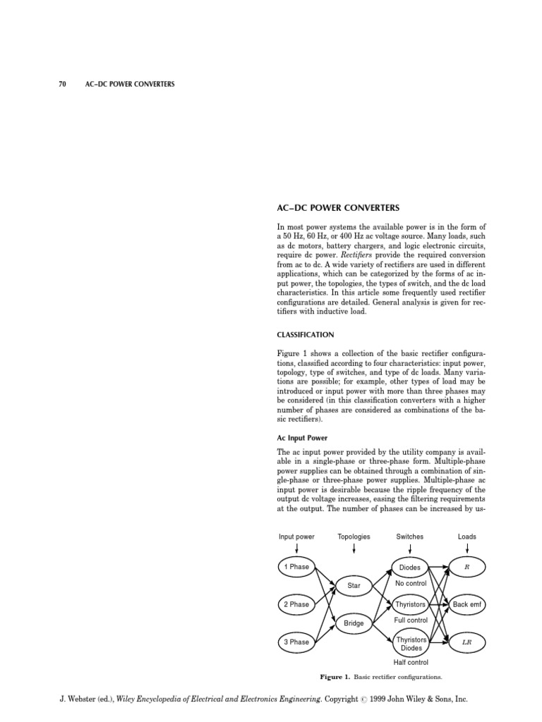 Ac DC Conv | PDF | Rectifier | Alternating Current