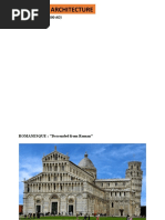 Romanesque Architecture | PDF | Vault (Architecture) | Components