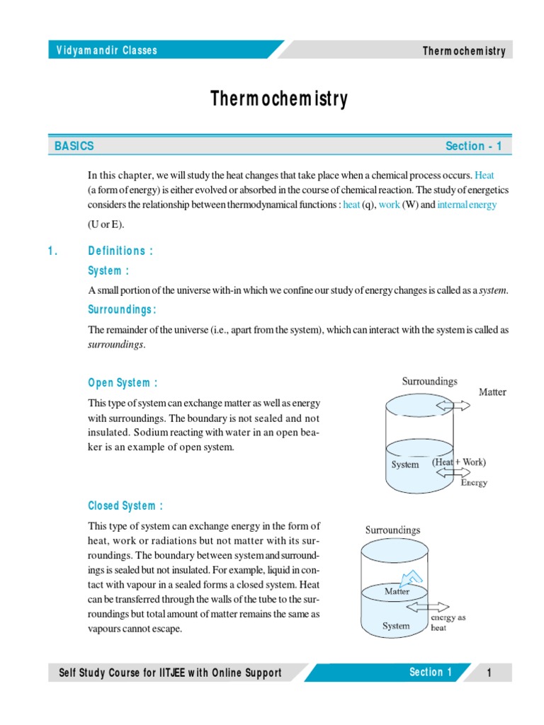 Understanding the Fundamentals of Thermochemistry: An In-Depth Look at ...