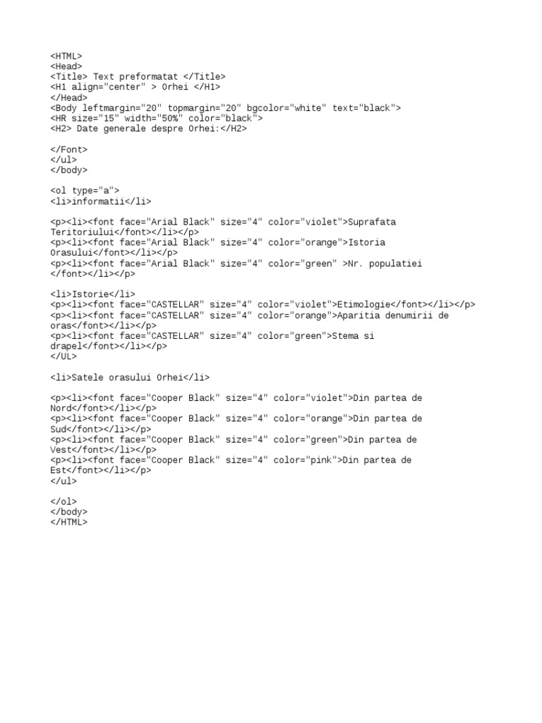 Liste In. HTML | PDF