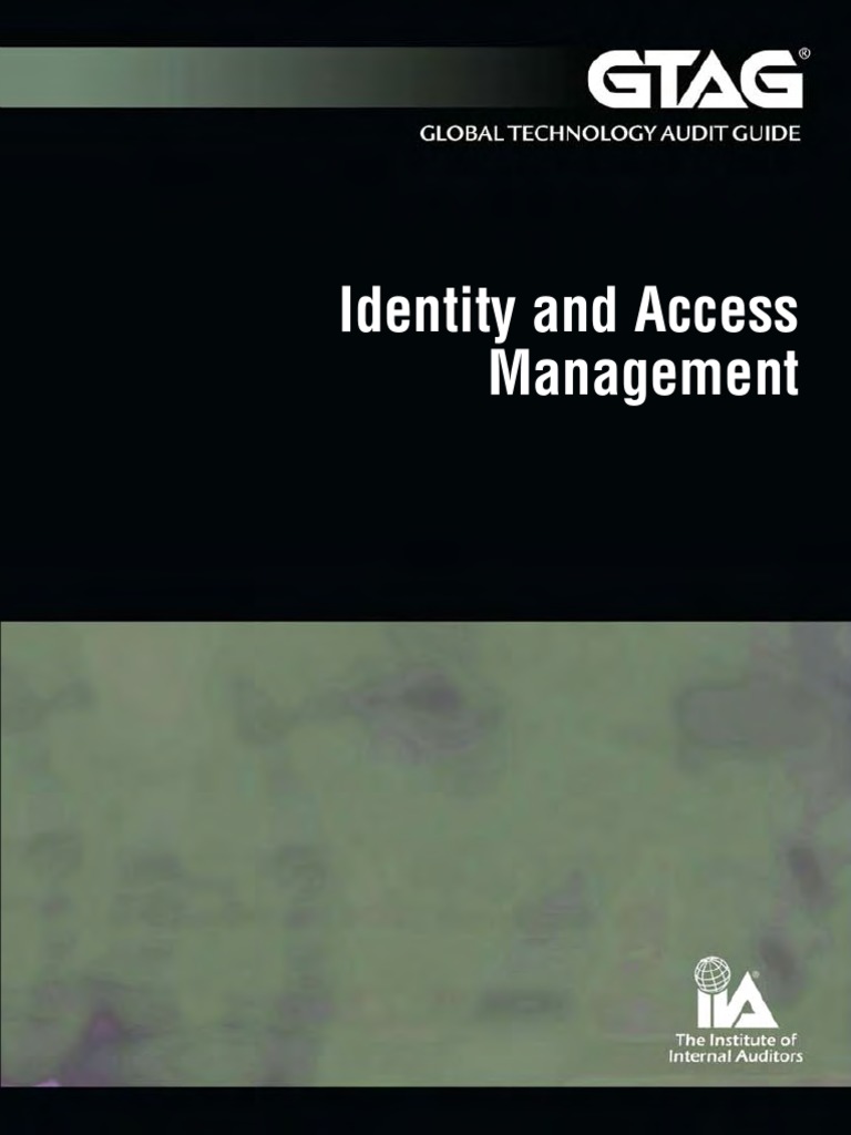 Identity and Access Management | PDF | Access Control | Databases