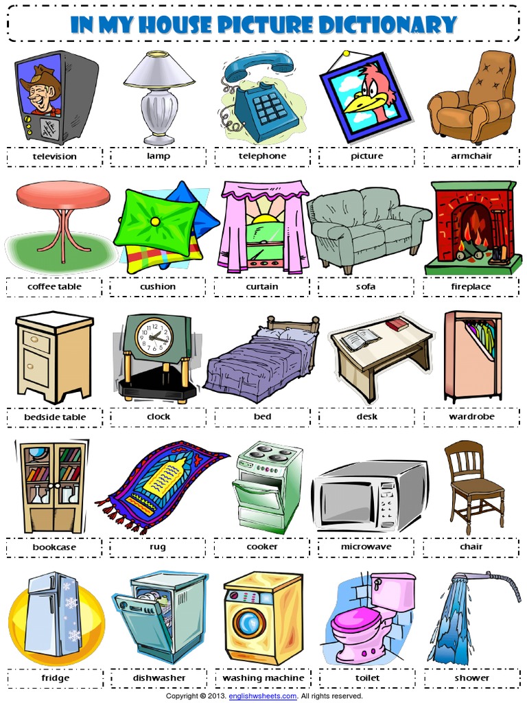 VOCABULARY House Furniture | PDF