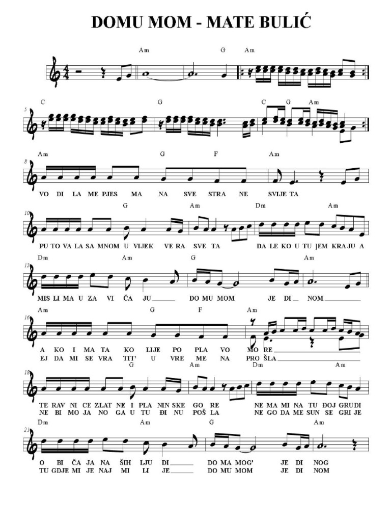 Domu Mom Mate Bulic | PDF