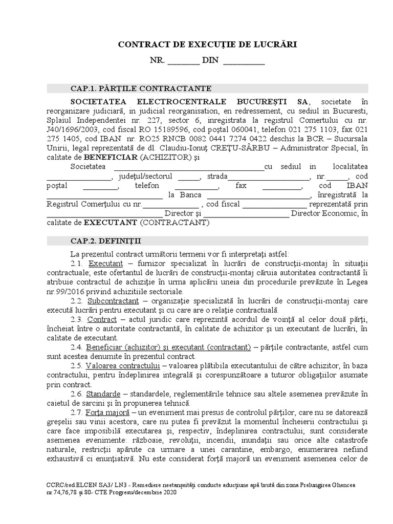 Model Contract | PDF