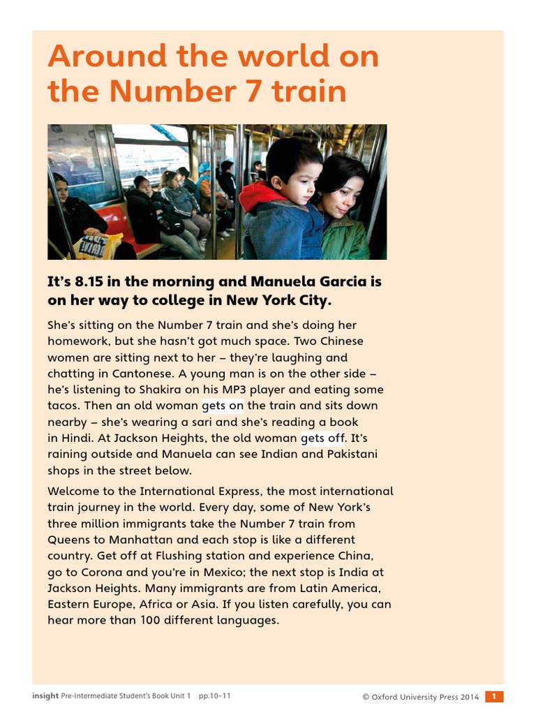 Around The World On The Number 7 Train | PDF