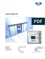 FD20 - Operator Manual | PDF | Door | Menu (Computing)