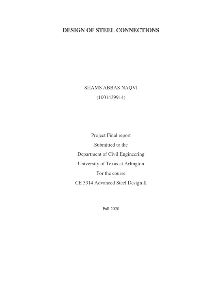 Steel Connection Design | Download Free PDF | Buckling | Beam (Structure)