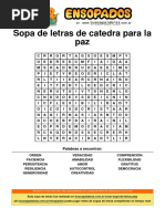 Sopa de Letras Edad Media | PDF