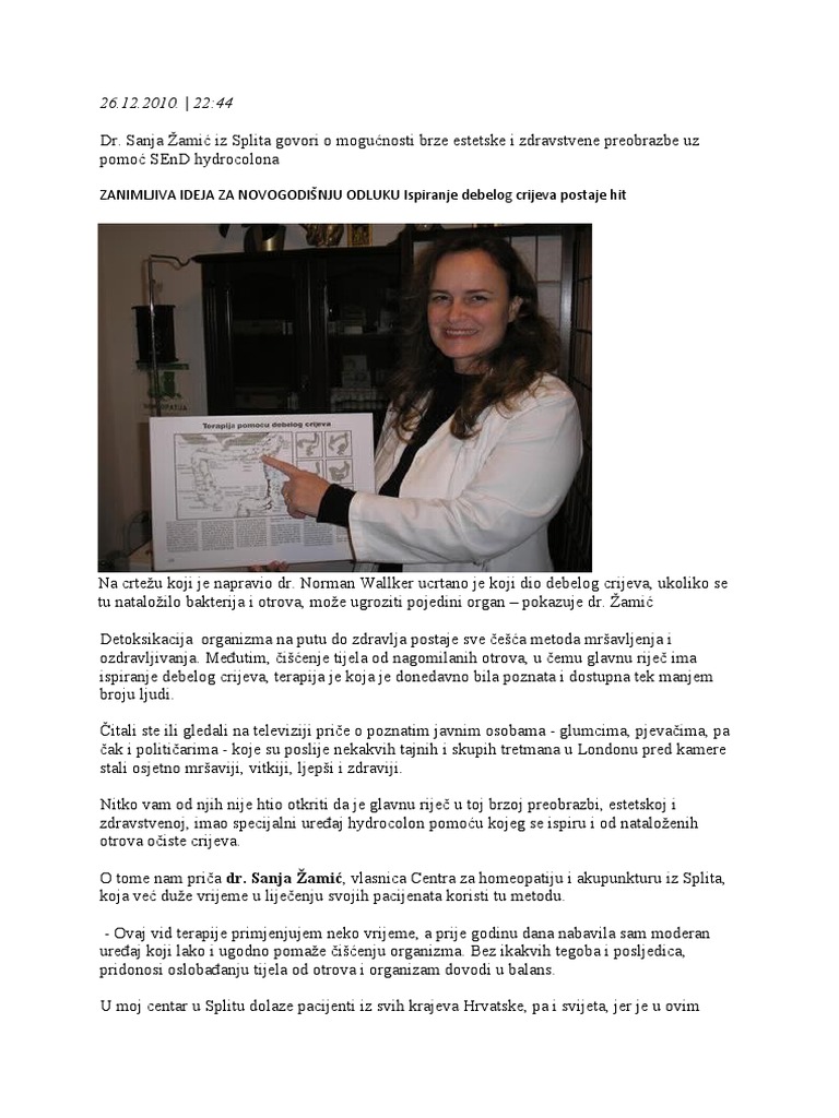 Ispiranje Debelog Crijeva | PDF