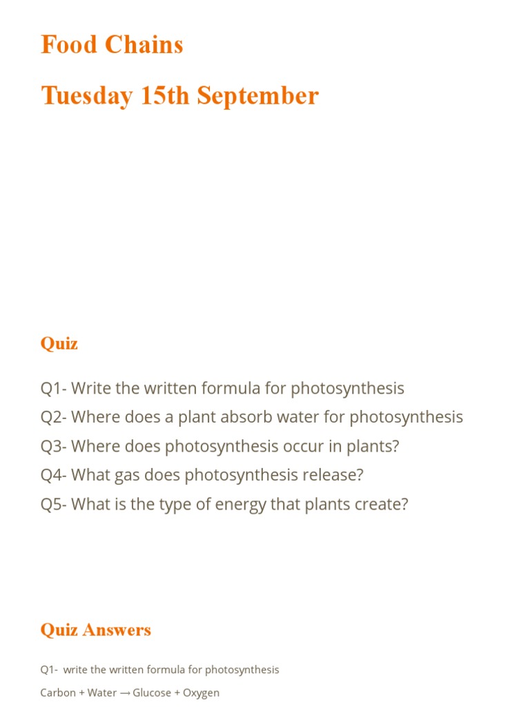 Food Chains Webs Trophic Levels | PDF | Food Web | Earth Sciences