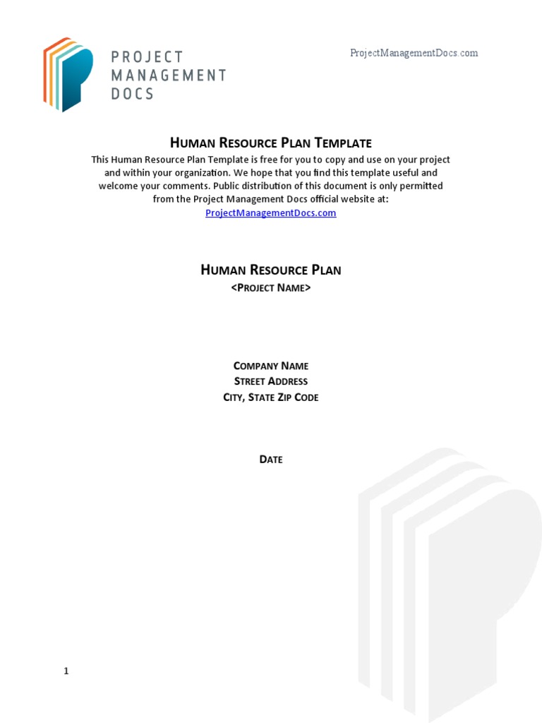 Human Resource Plan | PDF