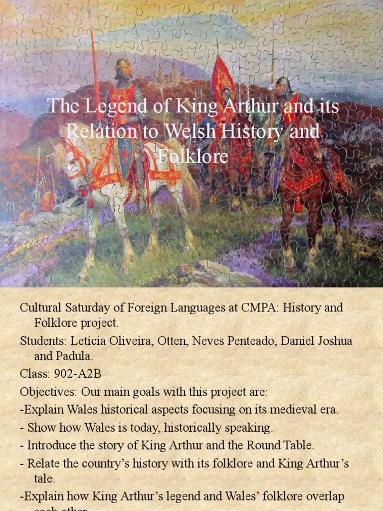 The Legend of King Arthur and Its Relation | PDF | King Arthur | Wales