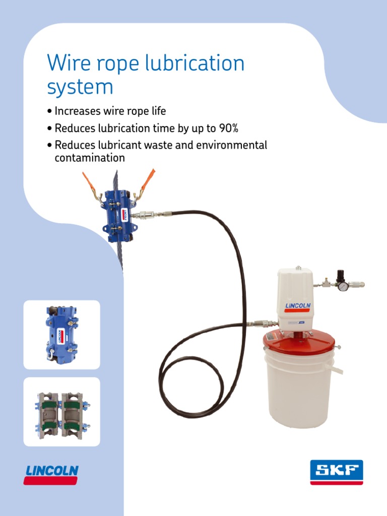 Wire Rope Lubrication System Dat Viet Co | PDF | Lubricant | Rope