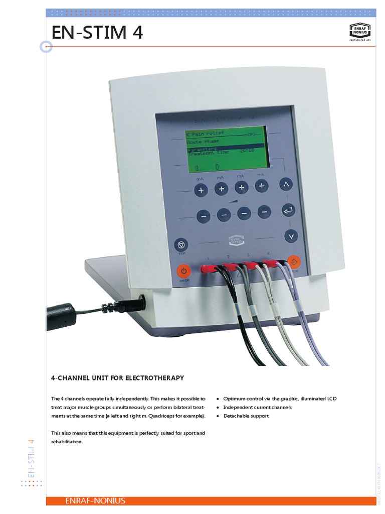 En-Stim 4: Enraf-Nonius Enraf-Nonius | PDF | Electricity | Electronics