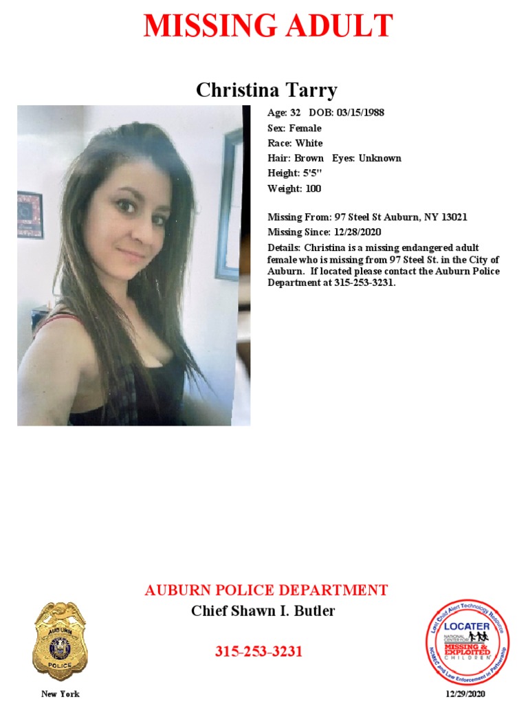 Missing Endangered Adult Alert | PDF