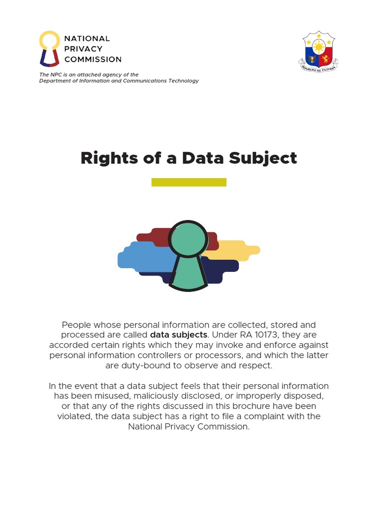 07 Rights of A Data Subject | PDF | Data | Privacy