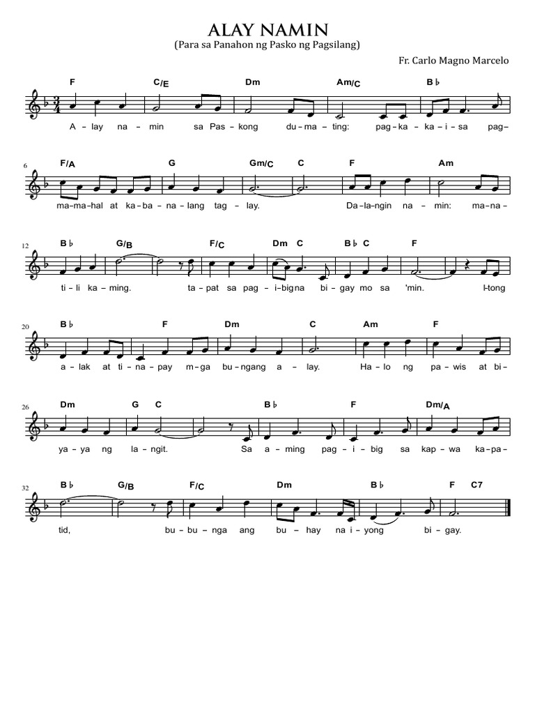 Alay Namin (Pasko) | PDF